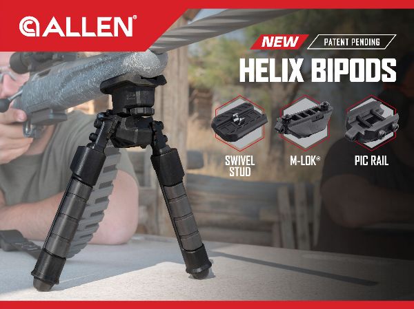 Allen Company Announces Introduction of HELIX Bipods - The Outdoor Wire ...